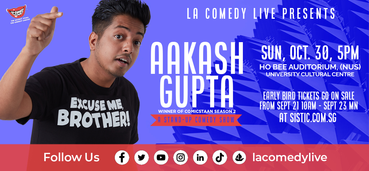 AAKASH GUPTA - EXCUSE ME BROTHER A STAND UP SOLO COMEDY SHOW [M18]