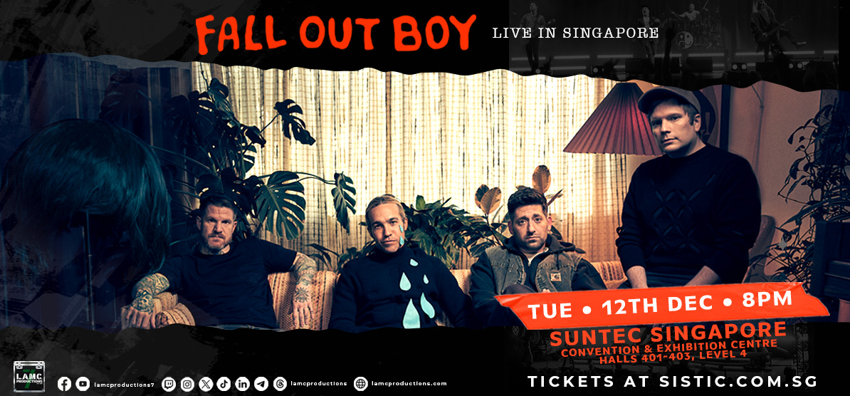 FALL OUT BOY Live in Singapore [Rating: TBA]
