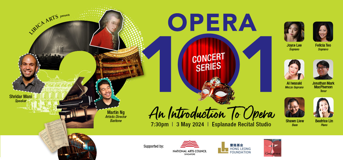 OPERA 101 Concert Series: AN INTRODUCTION TO OPERA [G]