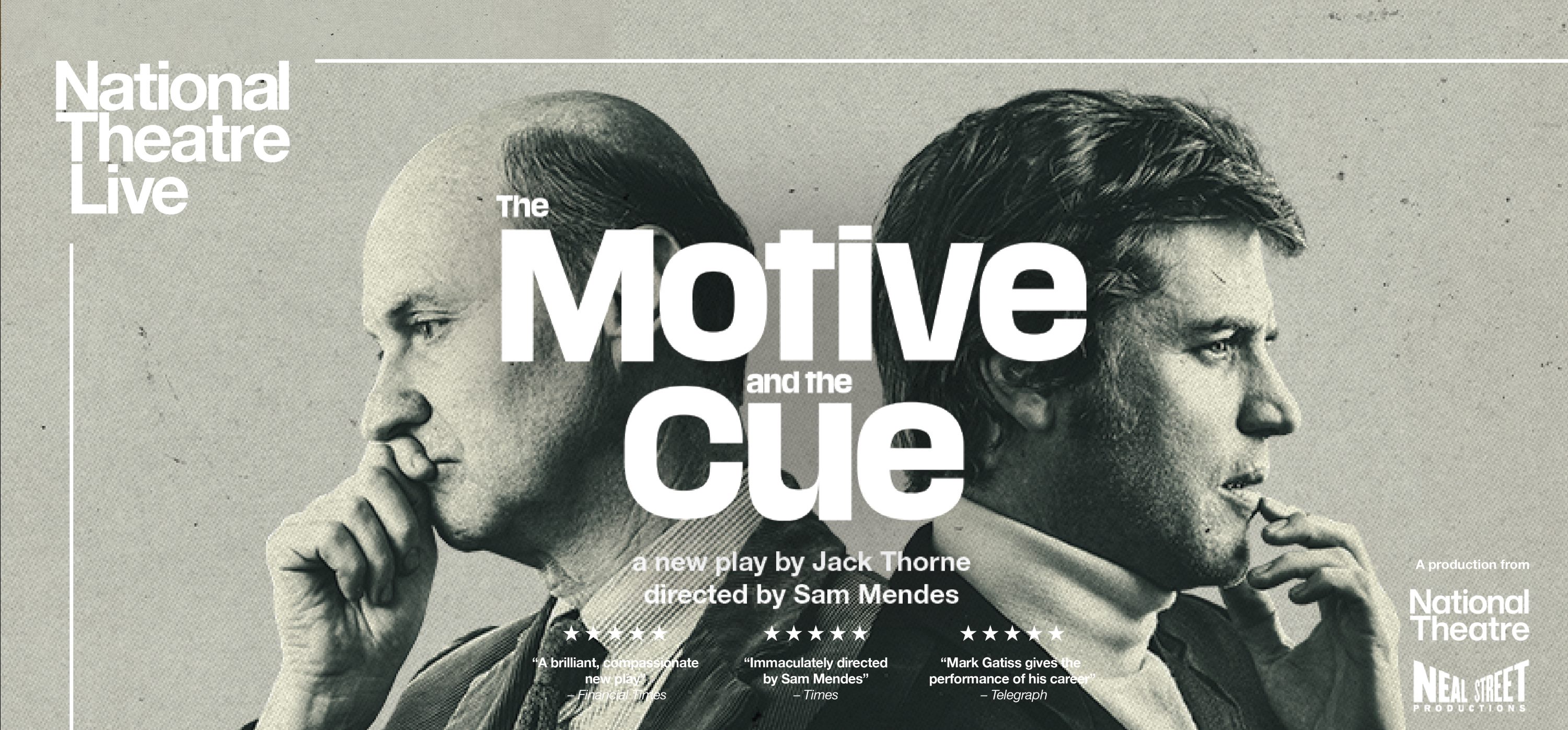Esplanade Presents | National Theatre Live The Motive and the Cue (Screening) a new play by Jack ...